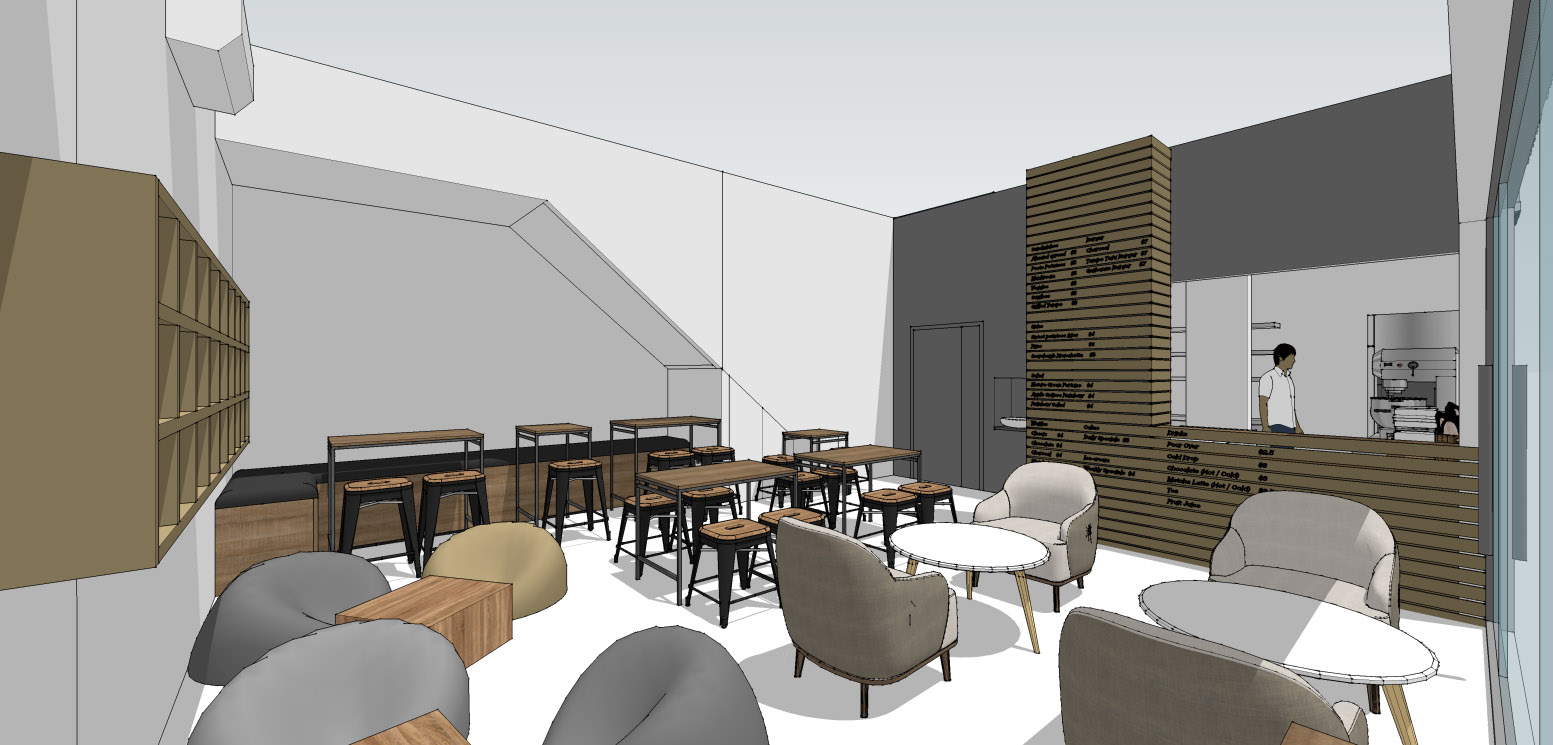 LNFC Café, Eunos, Singapore - Architectural Retail Fitout & Refurbishment